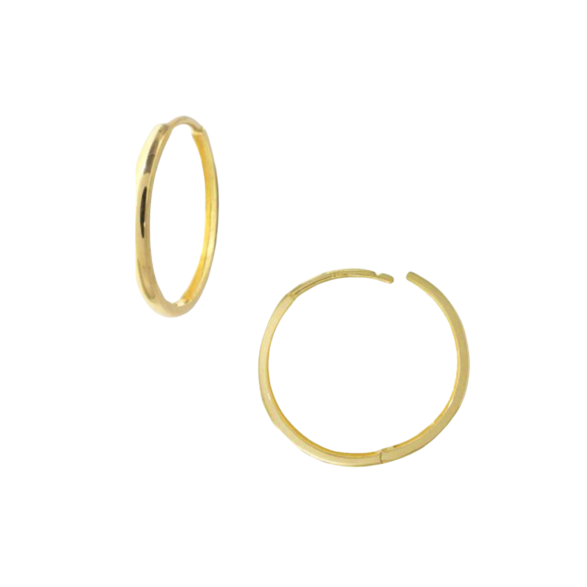 Seamless Hoops - Corvo Jewelry By Lily Raven